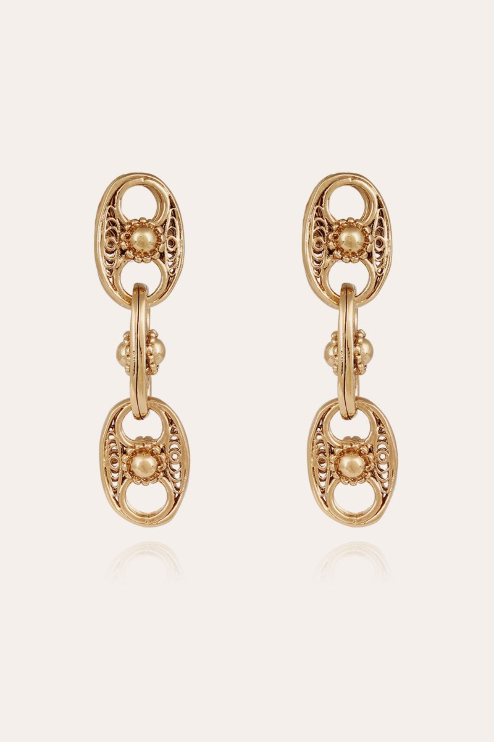 Carthage earrings gold - Gas Bijoux | Espace Cannelle - Online Store